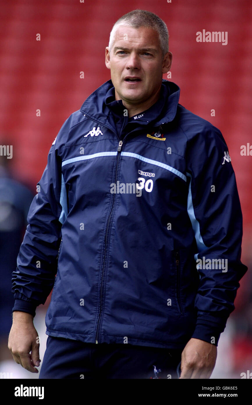 Tottenham hotspurs goalkeeping coach hans segers hi-res stock ...