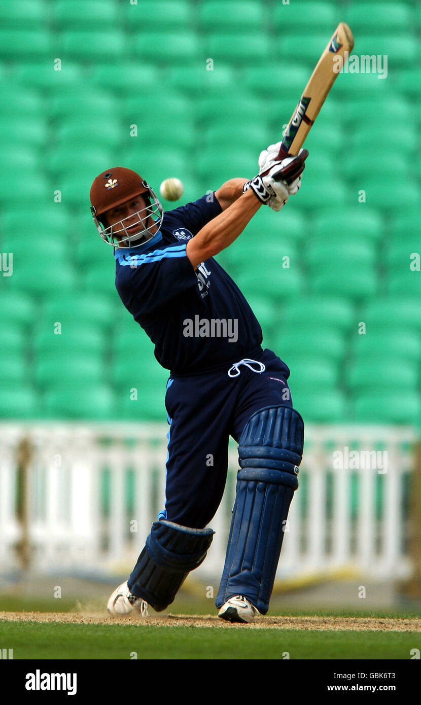 Surrey's Jonathan Batty in action against Northamptonshire Stock Photo ...