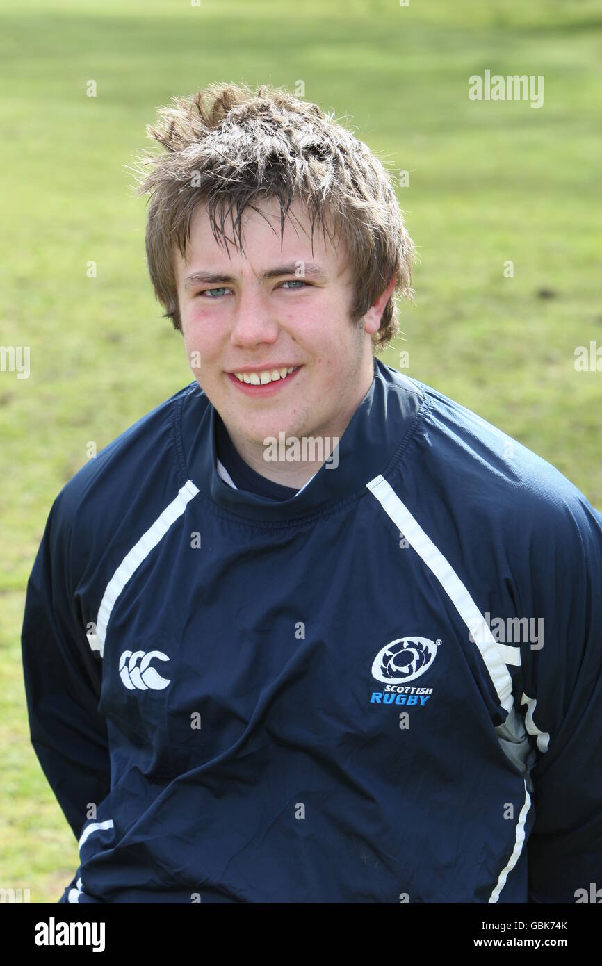 Rugby Union - Scotland U17 Squad - Merchiston Castle School Stock Photo ...