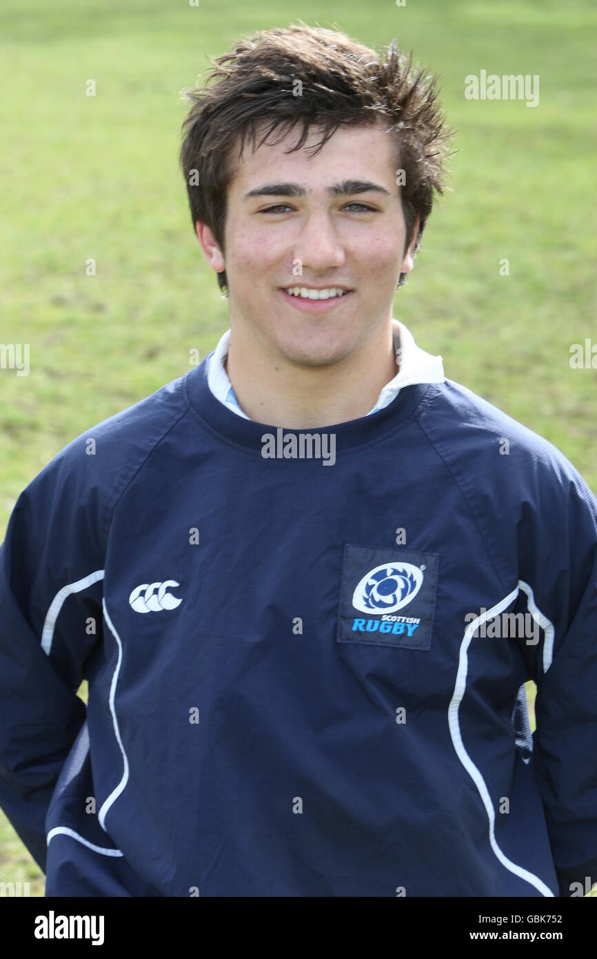 Rugby Union - Scotland U17 Squad - Merchiston Castle School Stock Photo ...