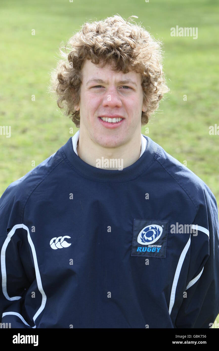 Rugby Union - Scotland U17 Squad - Merchiston Castle School Stock Photo ...