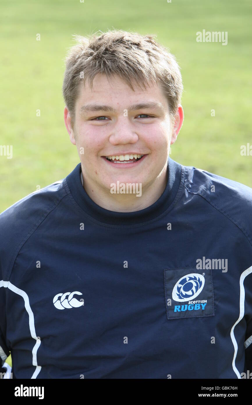 Rugby Union - Scotland U17 Squad - Merchiston Castle School Stock Photo ...