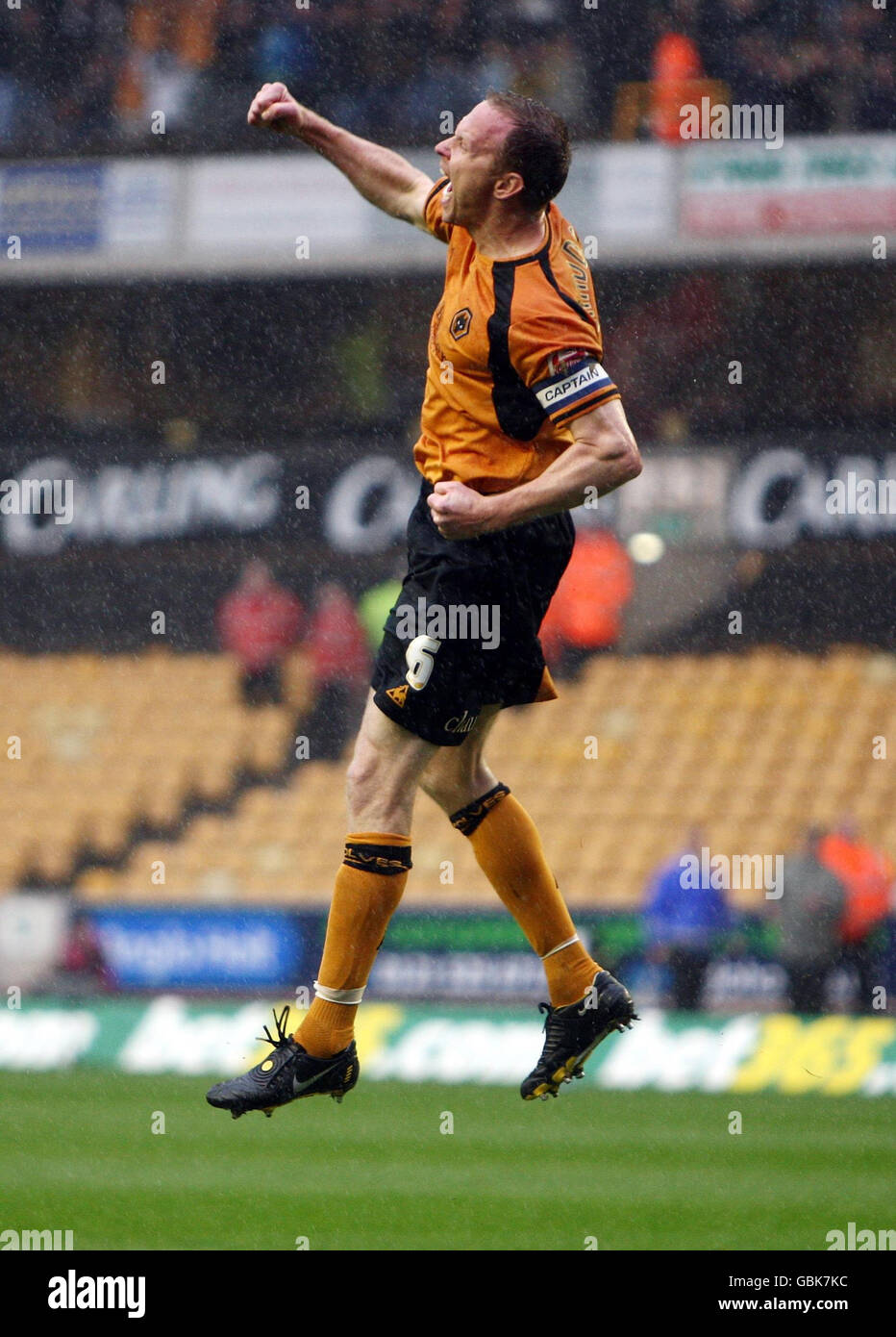 Football soccer wolves celebration celebrating full length hi-res stock ...