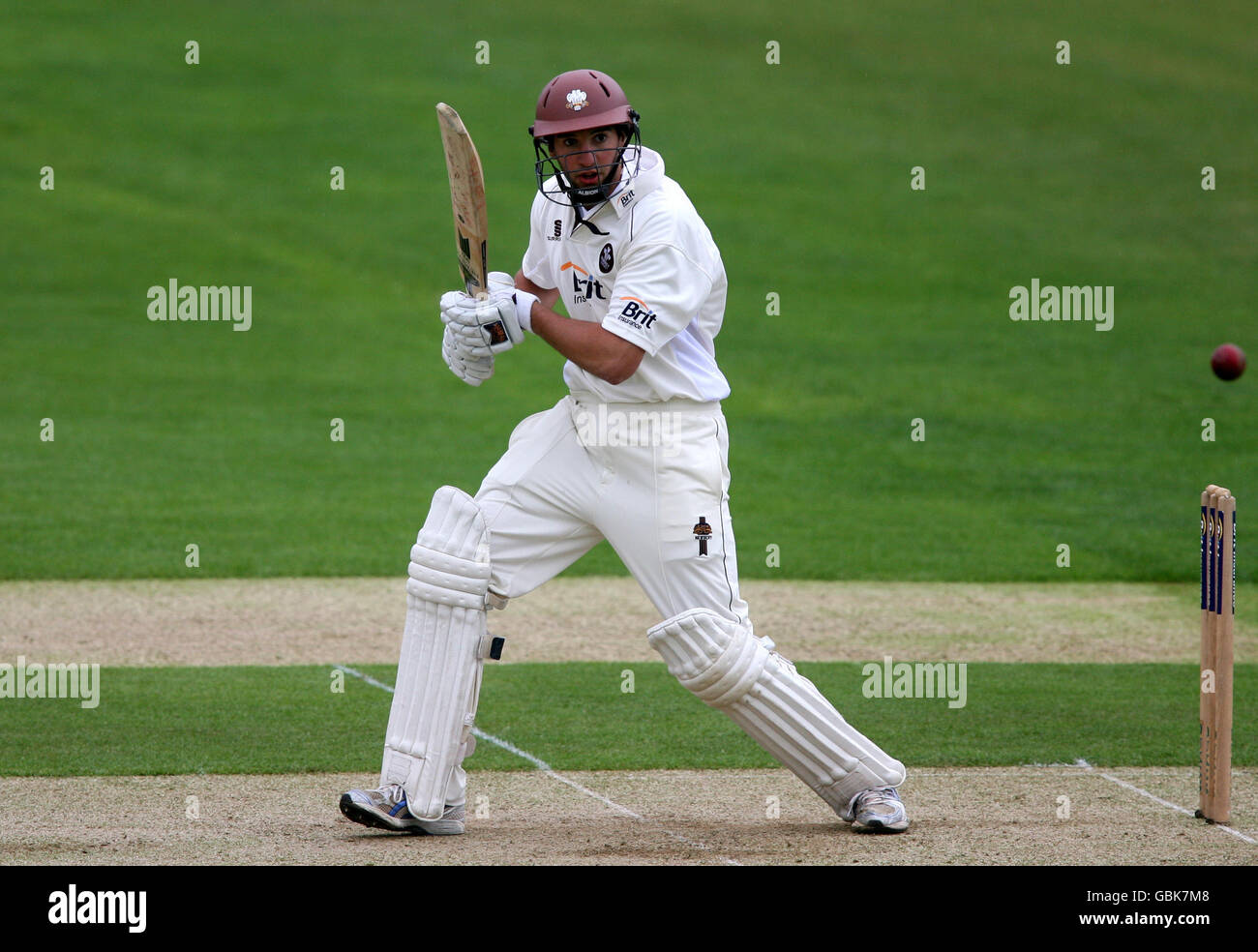 Surrey's Matthew Spriegel in action against Bradford/Leeds UCCE Stock ...
