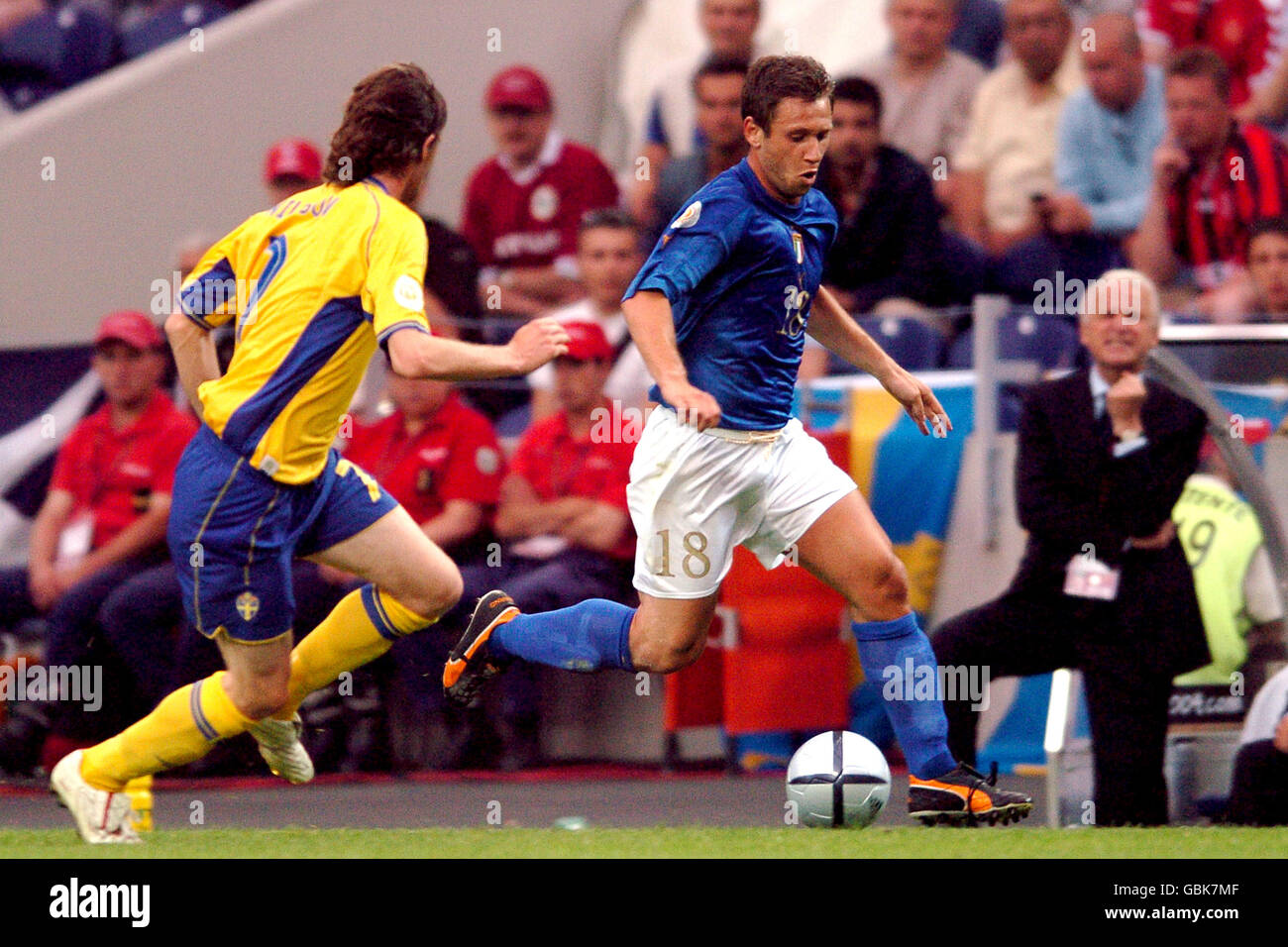 Soccer - UEFA European Championship 2004 - Group C - Italy v Sweden ...