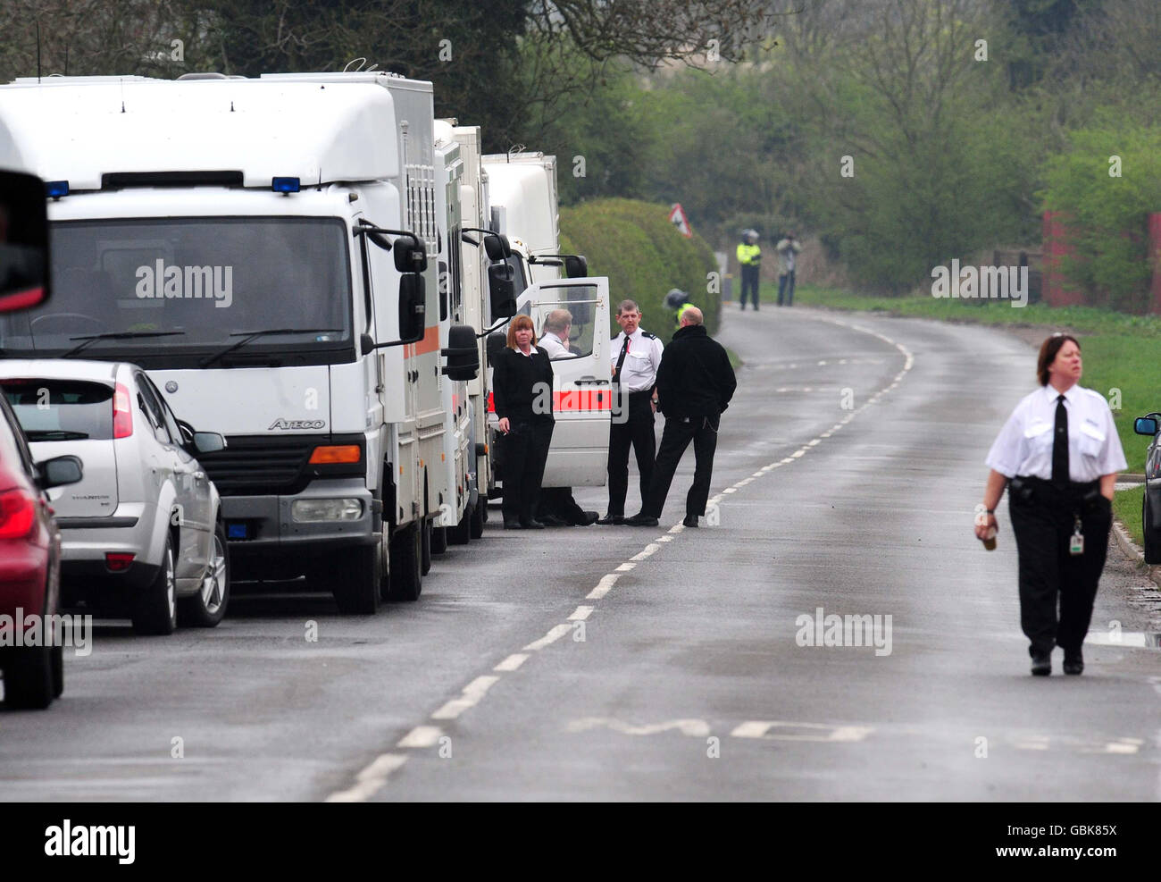 Disturbance at HMP Ashwell Stock Photo - Alamy