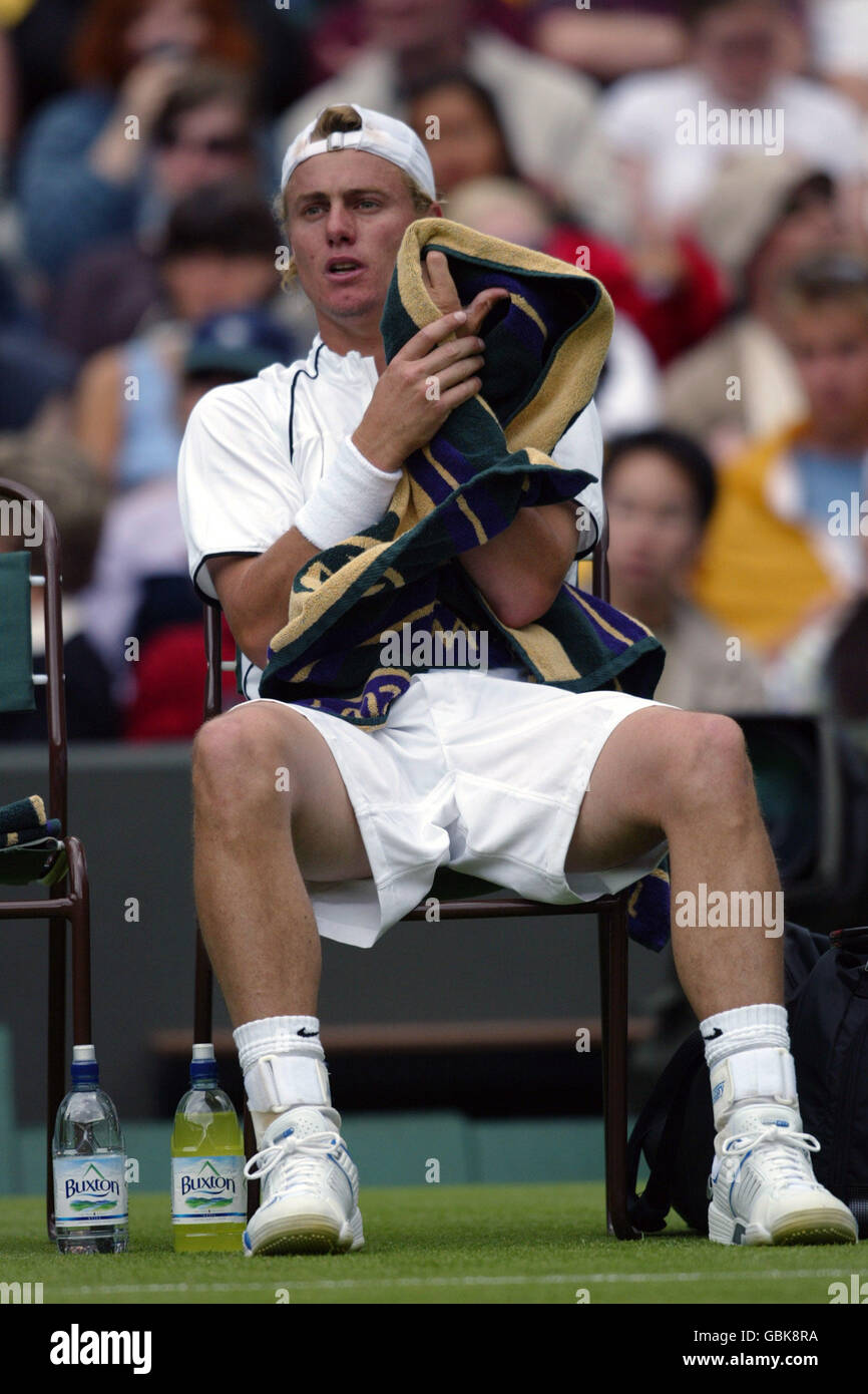 Tennis - Wimbledon 2004 - First Round - Lleyton Hewitt v Jurgen Melzer ...