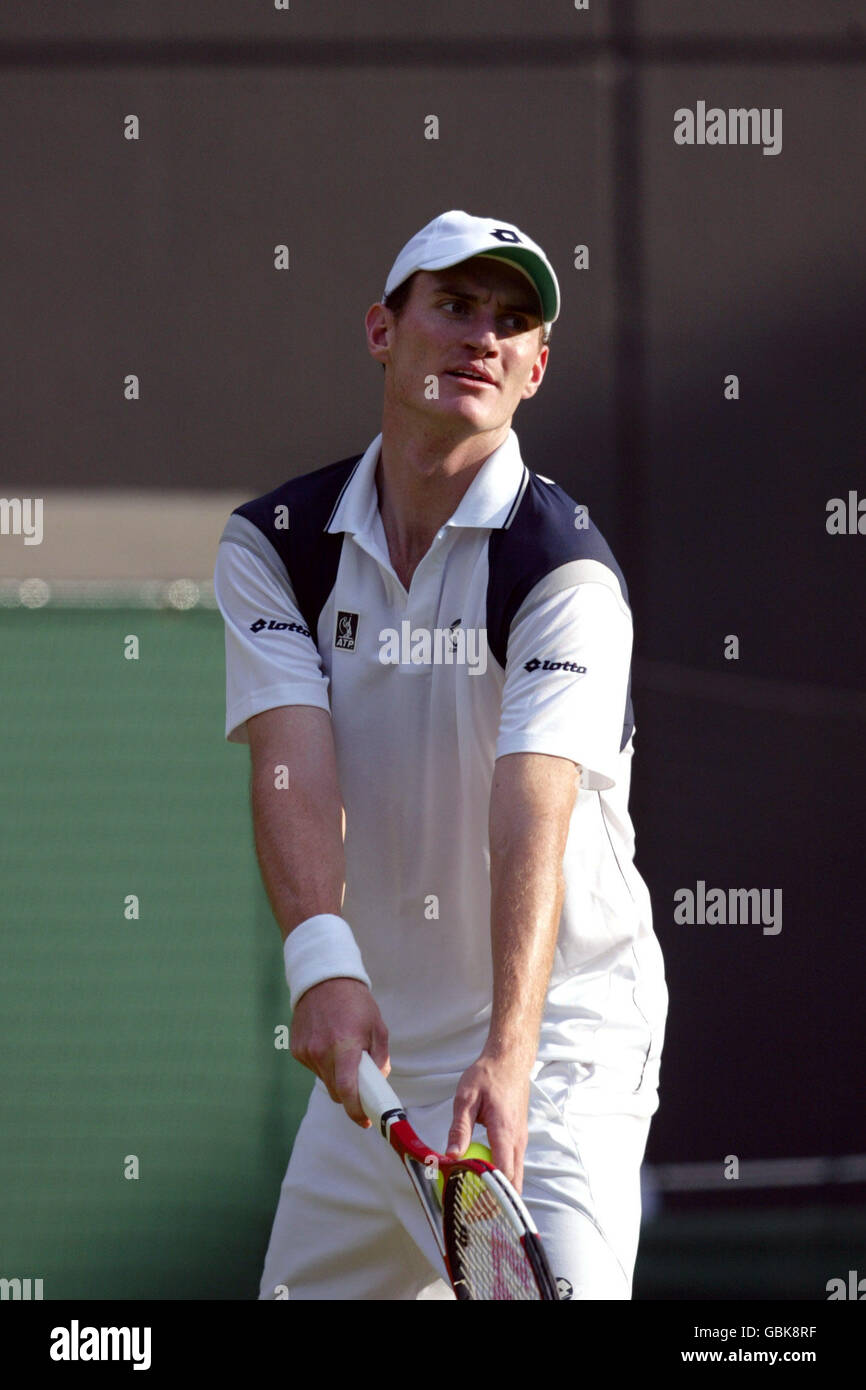 Tennis - Wimbledon 2004 - First Round - Wesley Moodie v Guillermo Coria ...