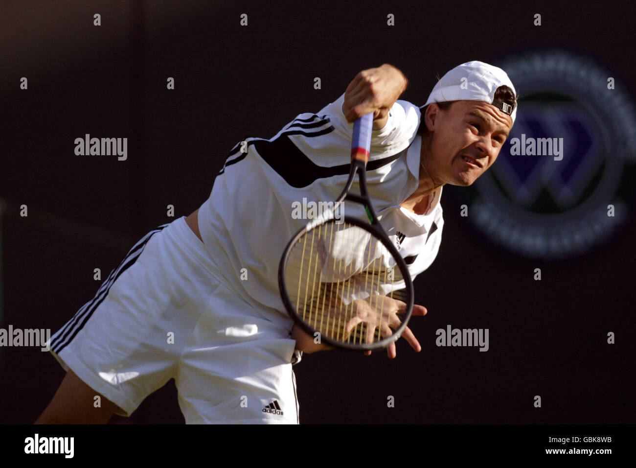 Tennis - Wimbledon 2004 - First Round - Wesley Moodie v Guillermo Coria ...