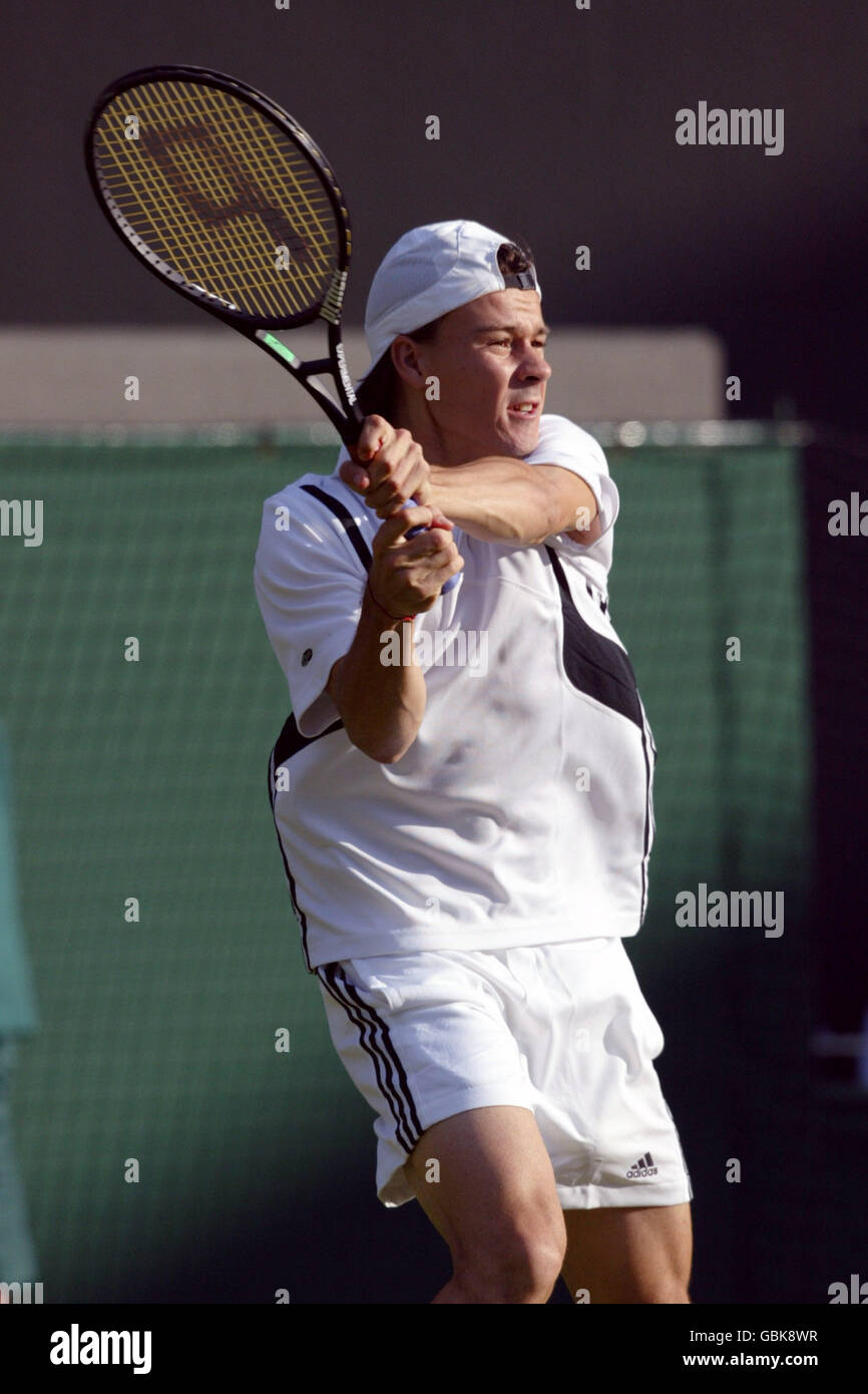 Tennis - Wimbledon 2004 - First Round - Wesley Moodie v Guillermo Coria ...