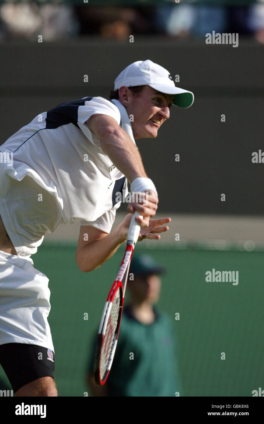 Tennis - Wimbledon 2004 - First Round - Wesley Moodie v Guillermo Coria ...