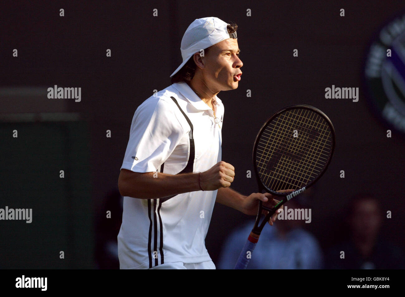 Tennis - Wimbledon 2004 - First Round - Wesley Moodie v Guillermo Coria ...