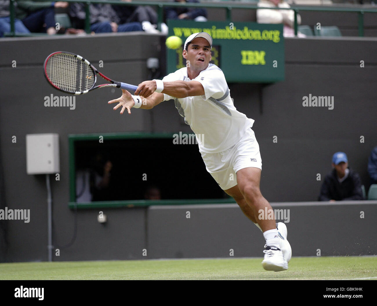 Tennis - Wimbledon 2004 - First Round - Roger Federer v Alejandro Falla ...