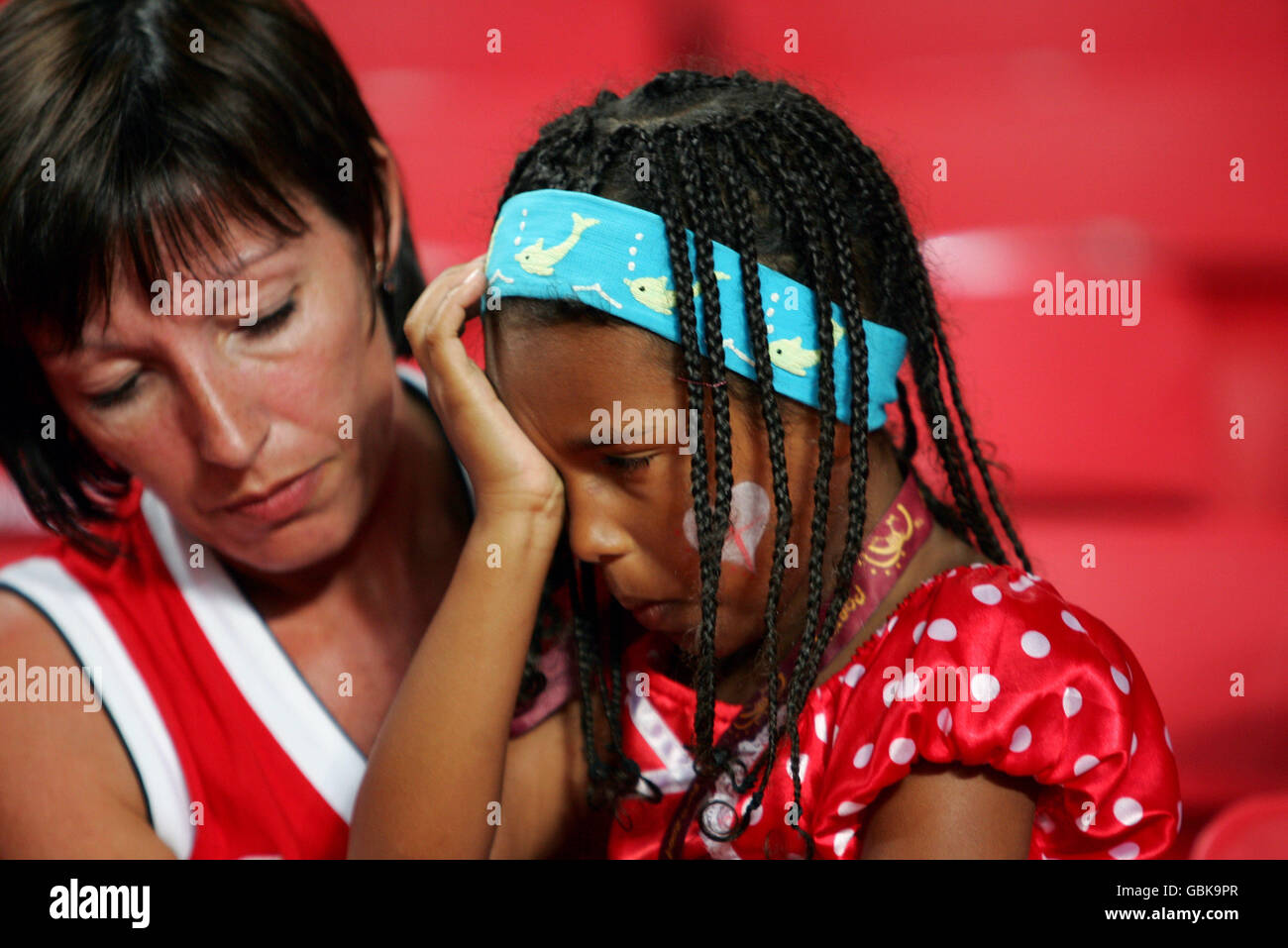 Dejected England fan cries after losing the penalty shoot out and going ...