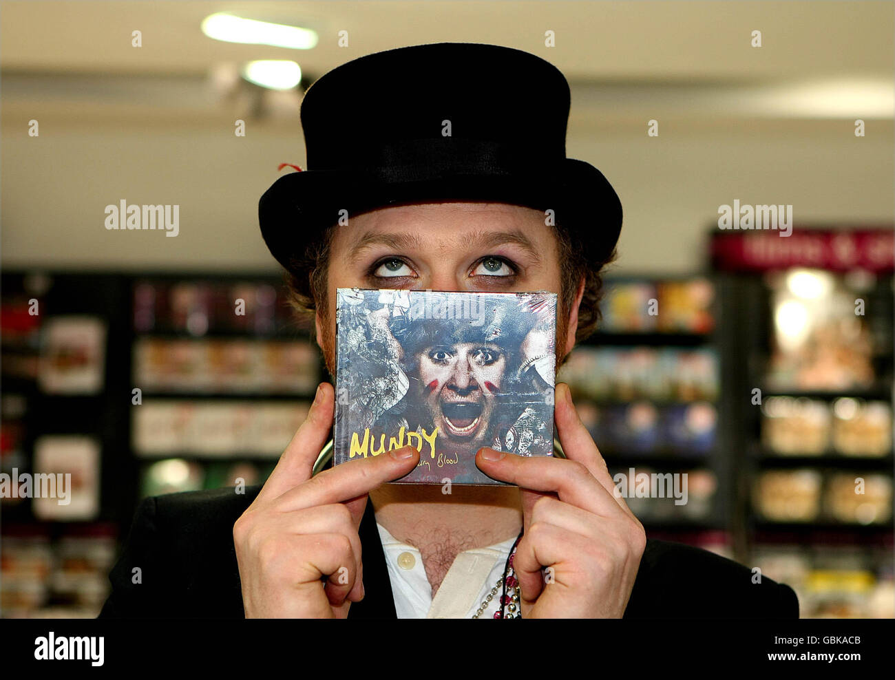 Musician Mundy is pictured in HMV in Grafton Street, Dublin for a live ...