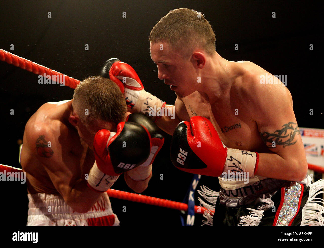 Boxing - Super-bantamweight - British Title - Jason Booth v Mark Moran ...