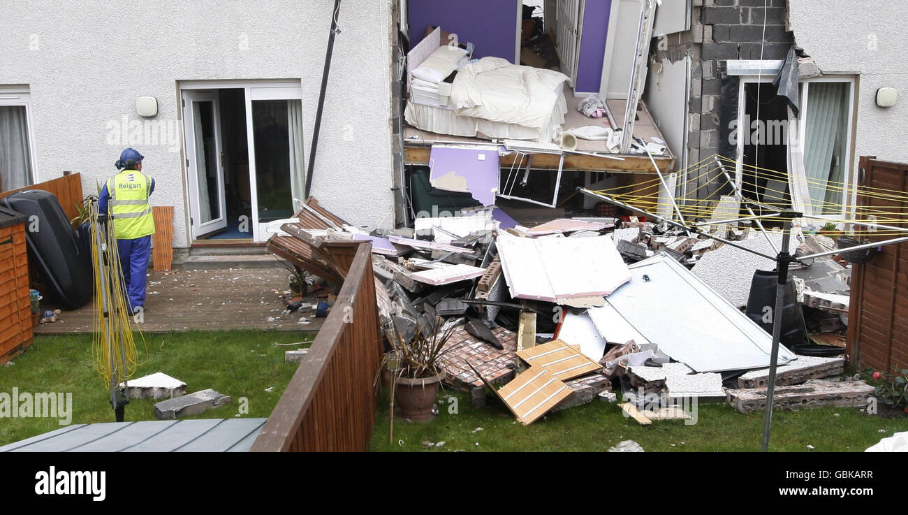 Gas explosion scotland hi-res stock photography and images - Alamy