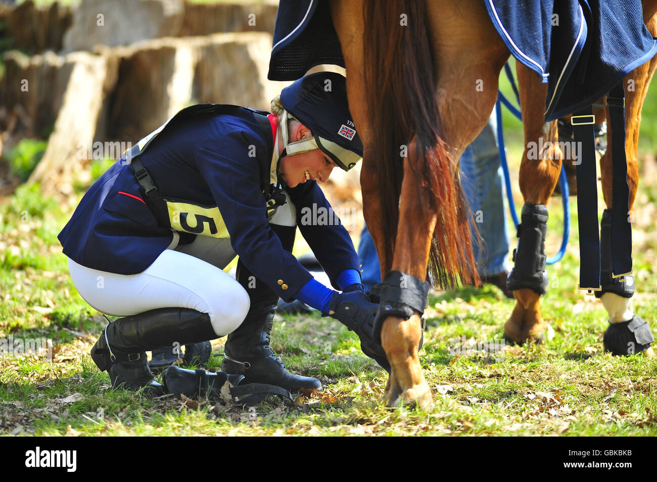 Powderham Castle Horse Trials Stock Photo - Alamy