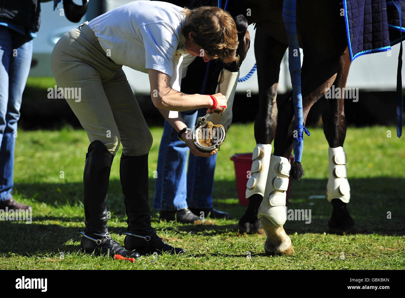 Powderham Castle Horse Trials Stock Photo - Alamy