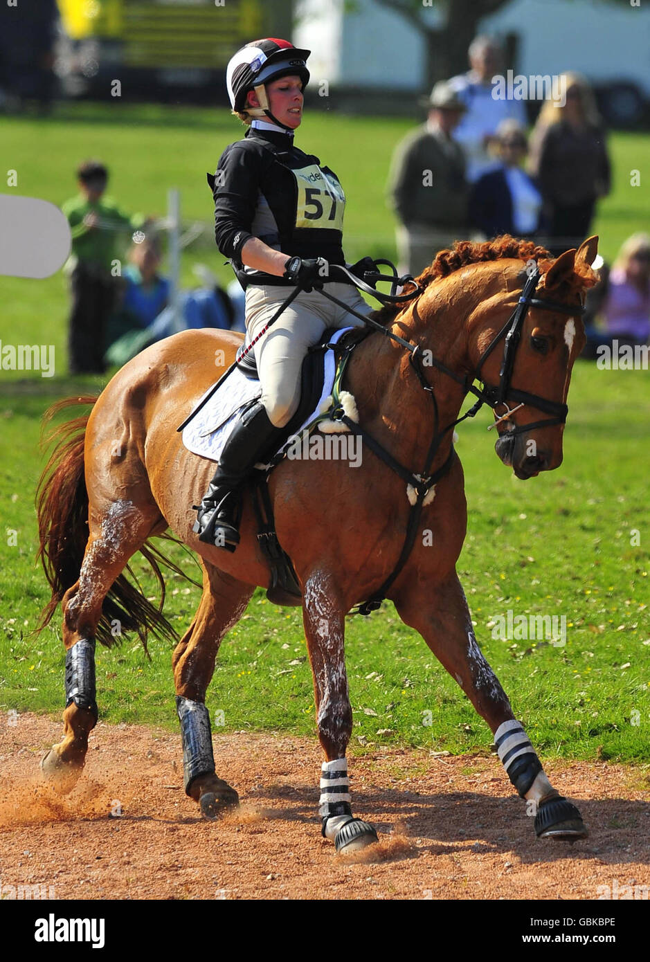Powderham Castle Horse Trials Stock Photo - Alamy