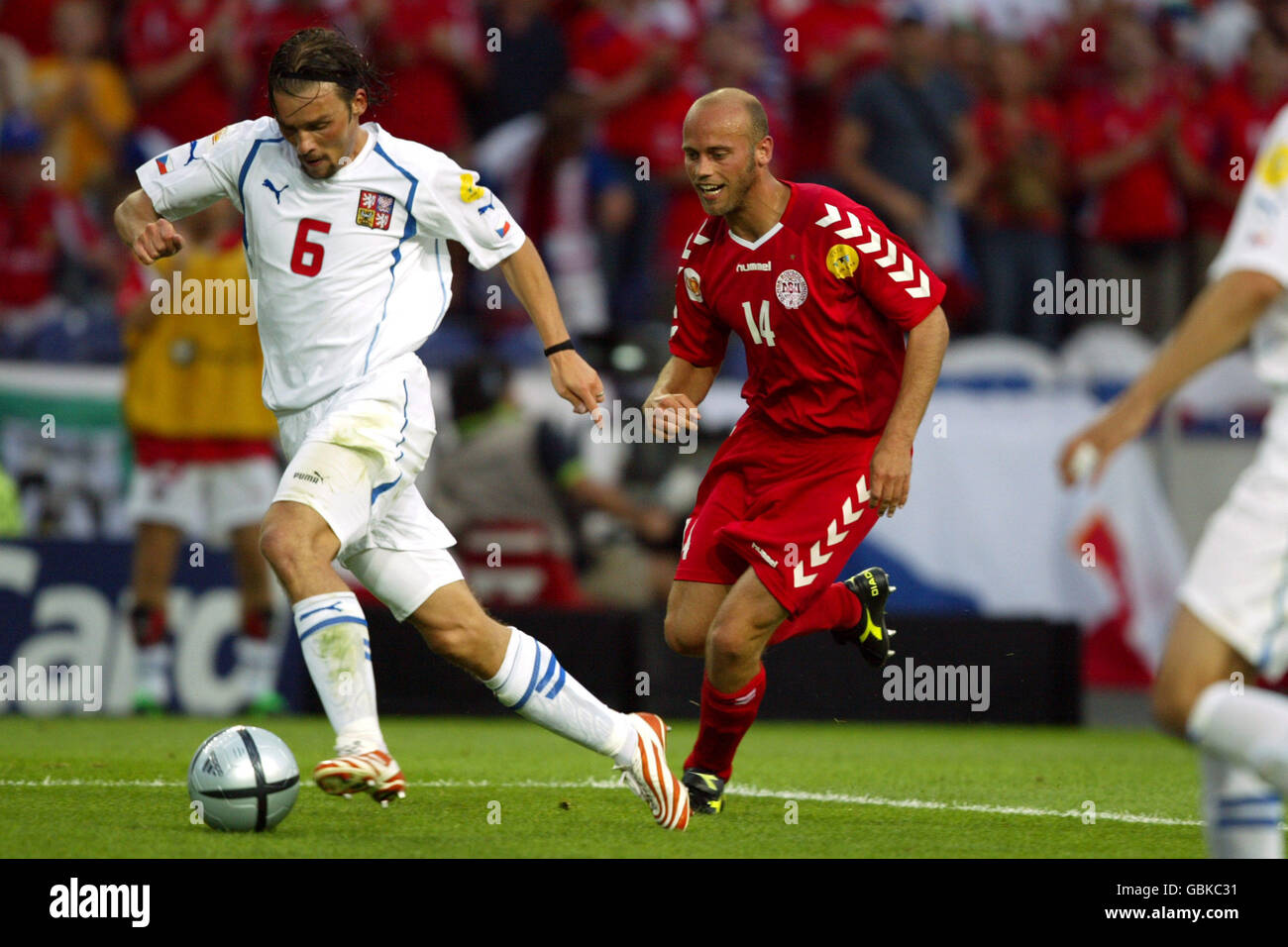 Soccer uefa european championship 2004 quarter finals czech republic ...