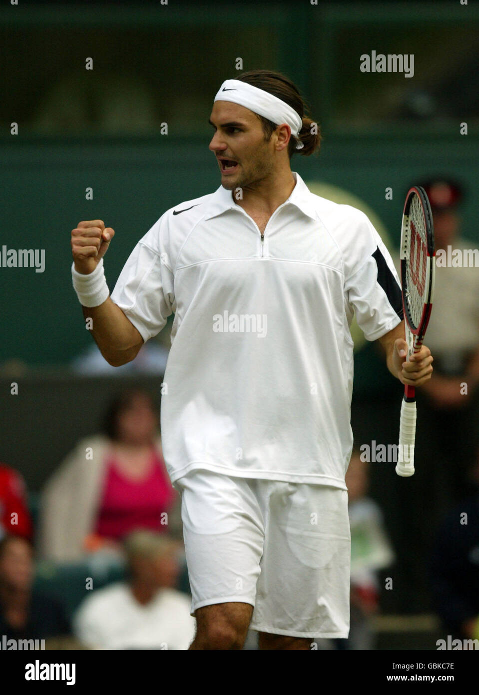 Tennis wimbledon 2004 quarter final roger federer v lleyton hewitt hi ...