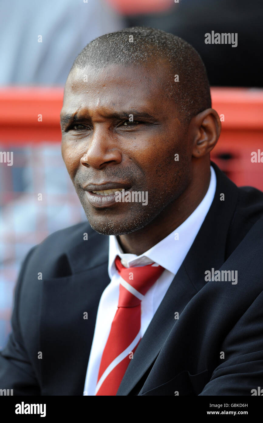 Retired english professional footballer dave regis hi-res stock ...