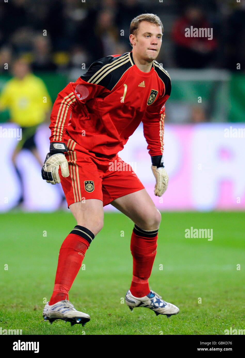 Goalkeeper Manuel Neuer, international football match, Germany - Italy ...
