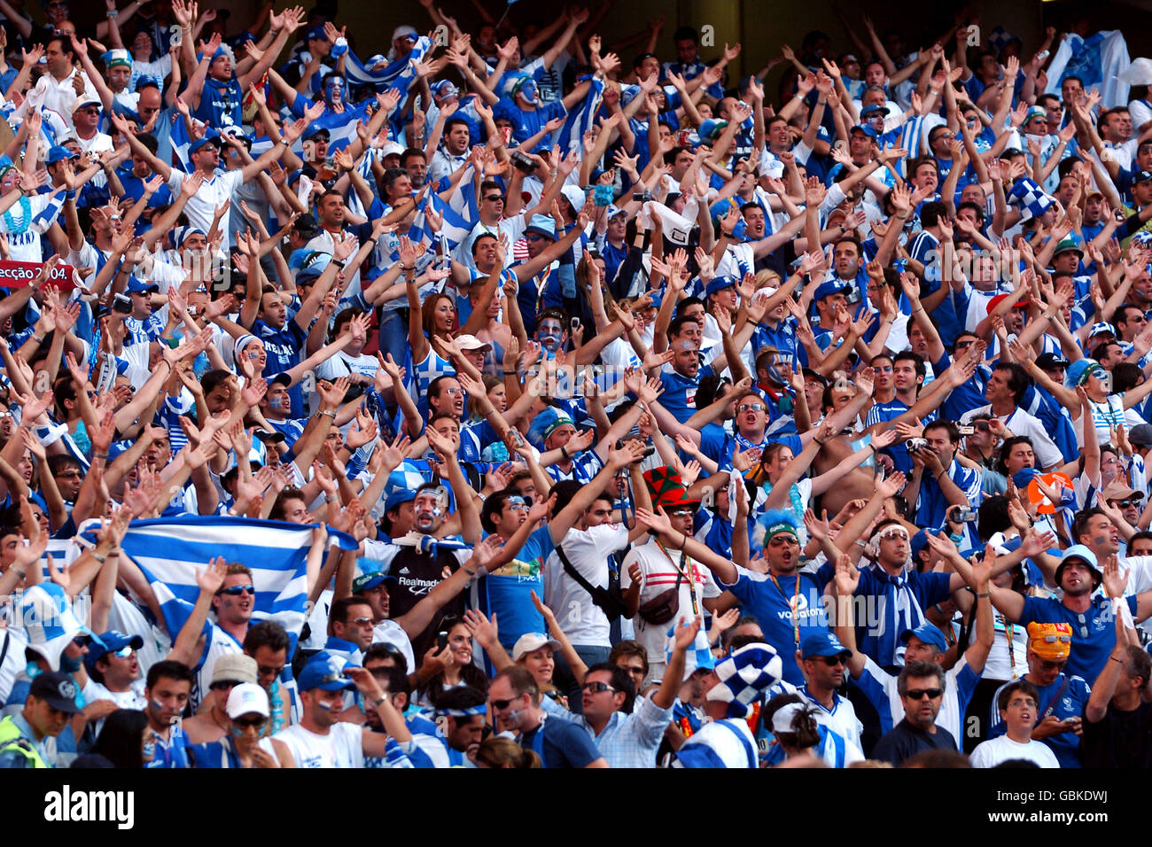 Soccer uefa european championship 2004 final portugal v greece hi-res ...