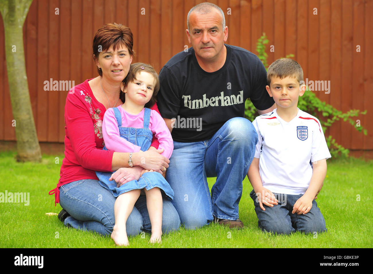 The family (from left to right) Rachel Davis, Ella Cotterell, aged ...