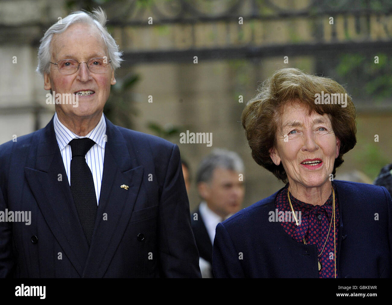 Sir Clement Freud funeral Stock Photo - Alamy