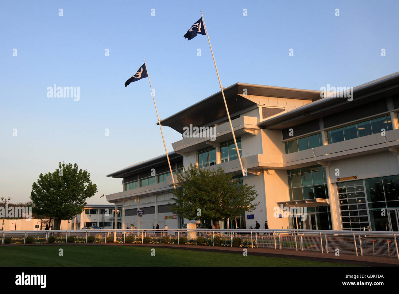 The newly opened the duchesss stand at epsom downs racecourse hi-res ...