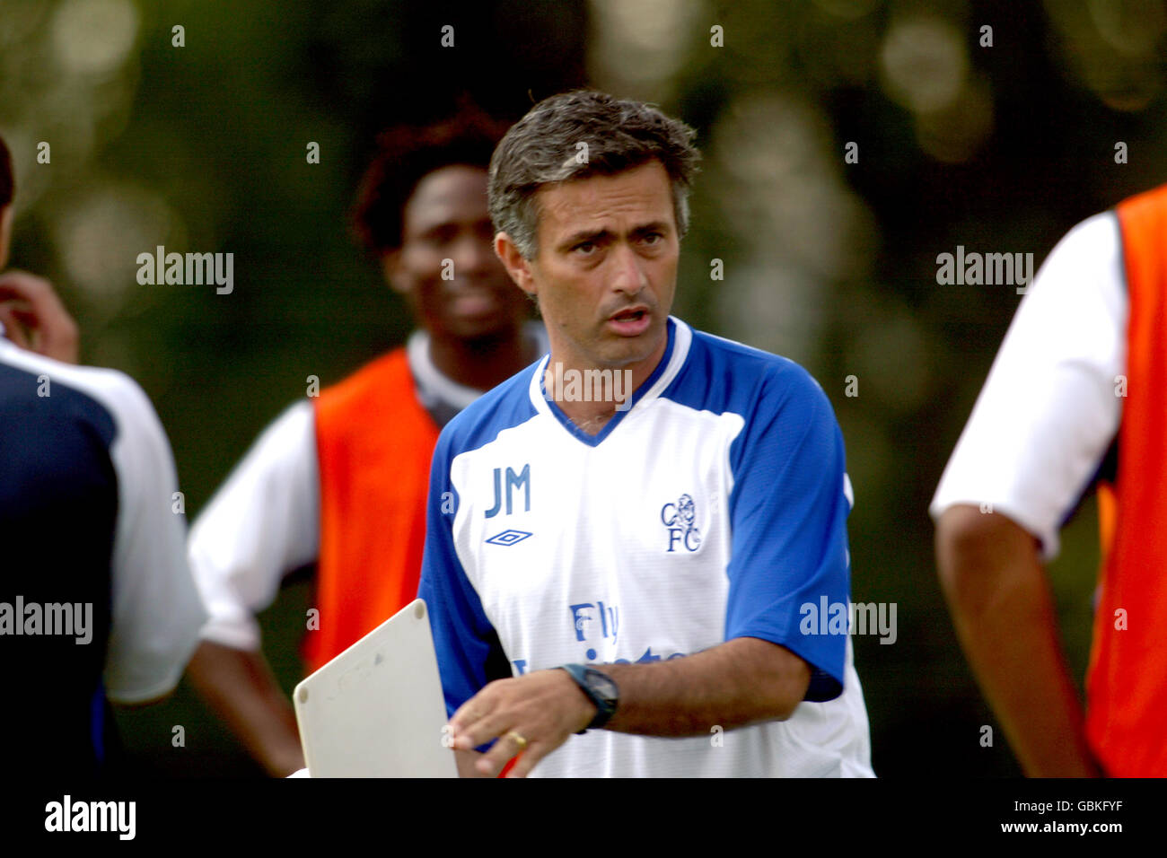 Soccer - FA Barclaycard Premiership - Chelsea Training. Chelsea's coach ...