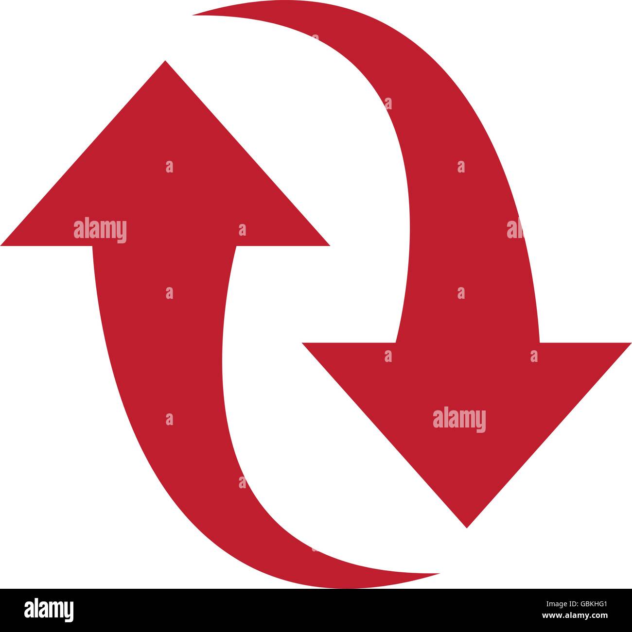 Arrow isolated flat icon, vector illustration Stock Vector Image & Art ...