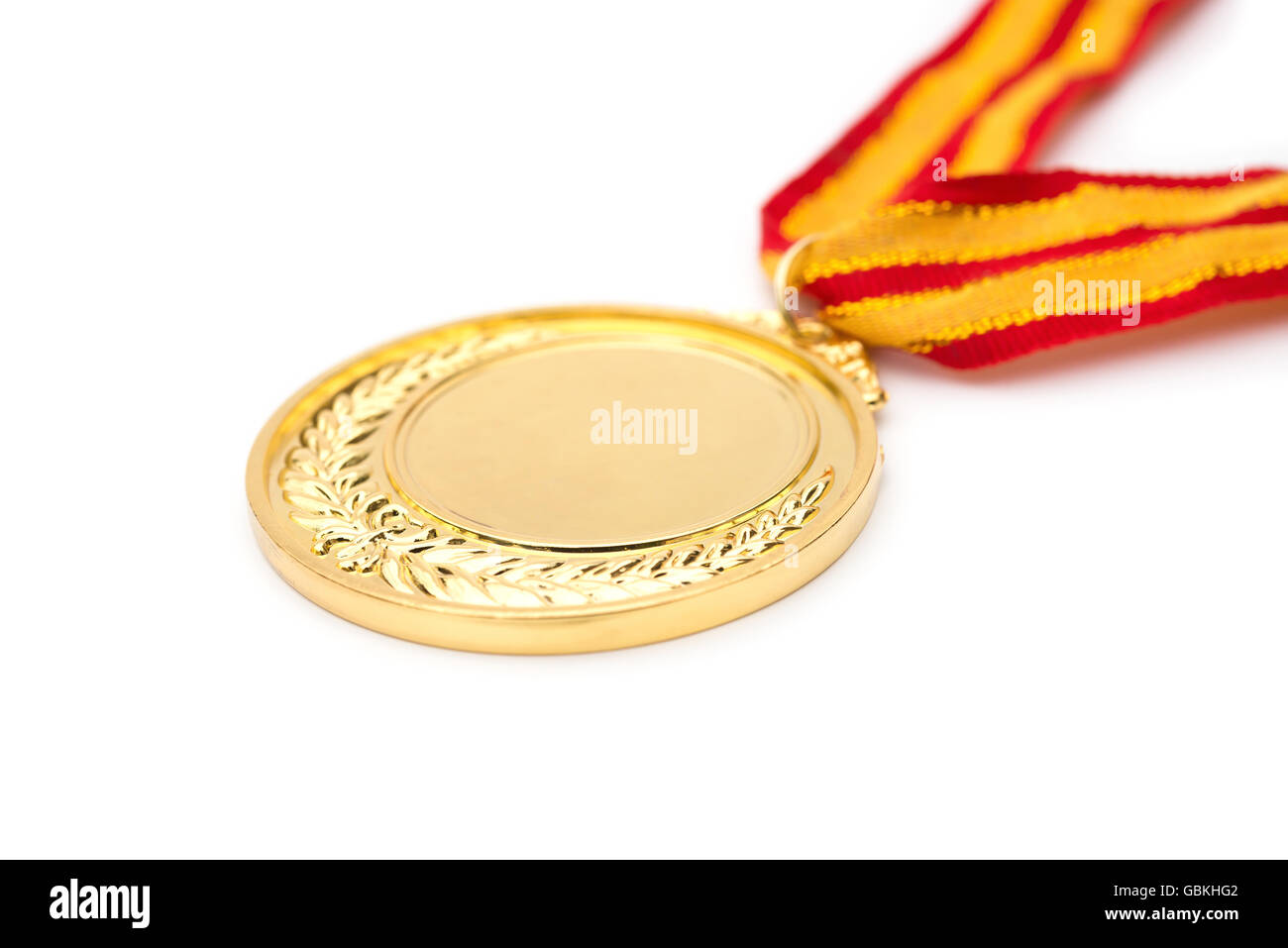 A gold medal Cut Out Stock Images & Pictures - Alamy