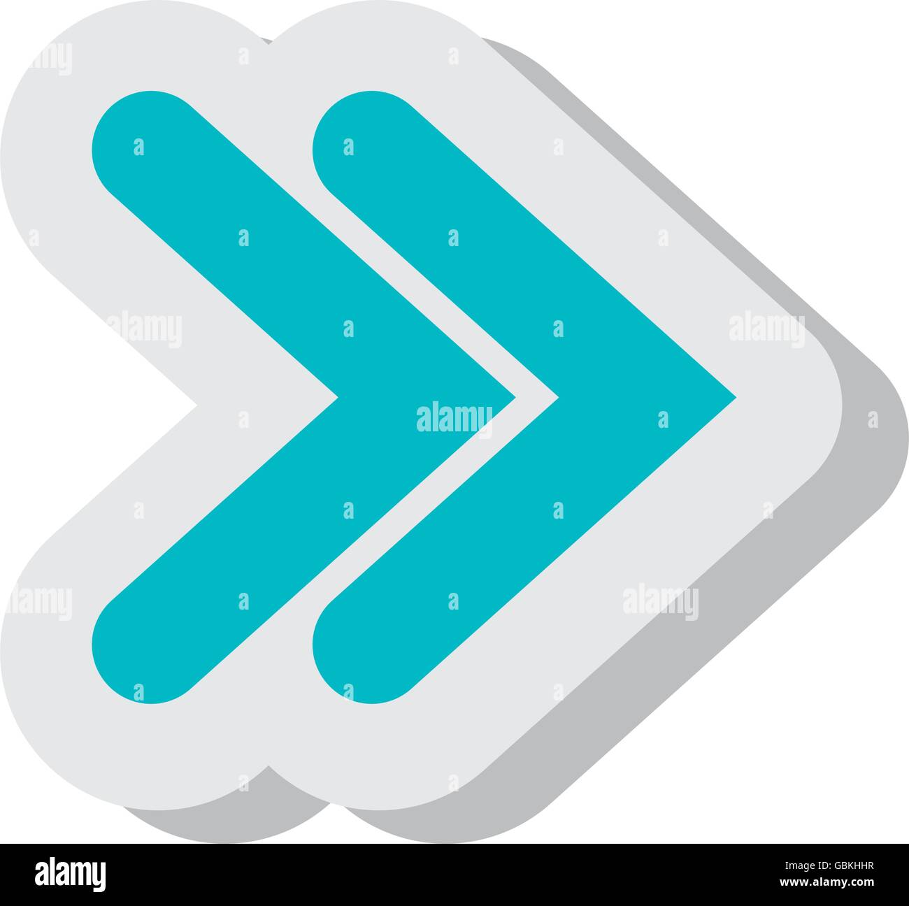 Arrow isolated flat icon, vector illustration Stock Vector Image & Art ...