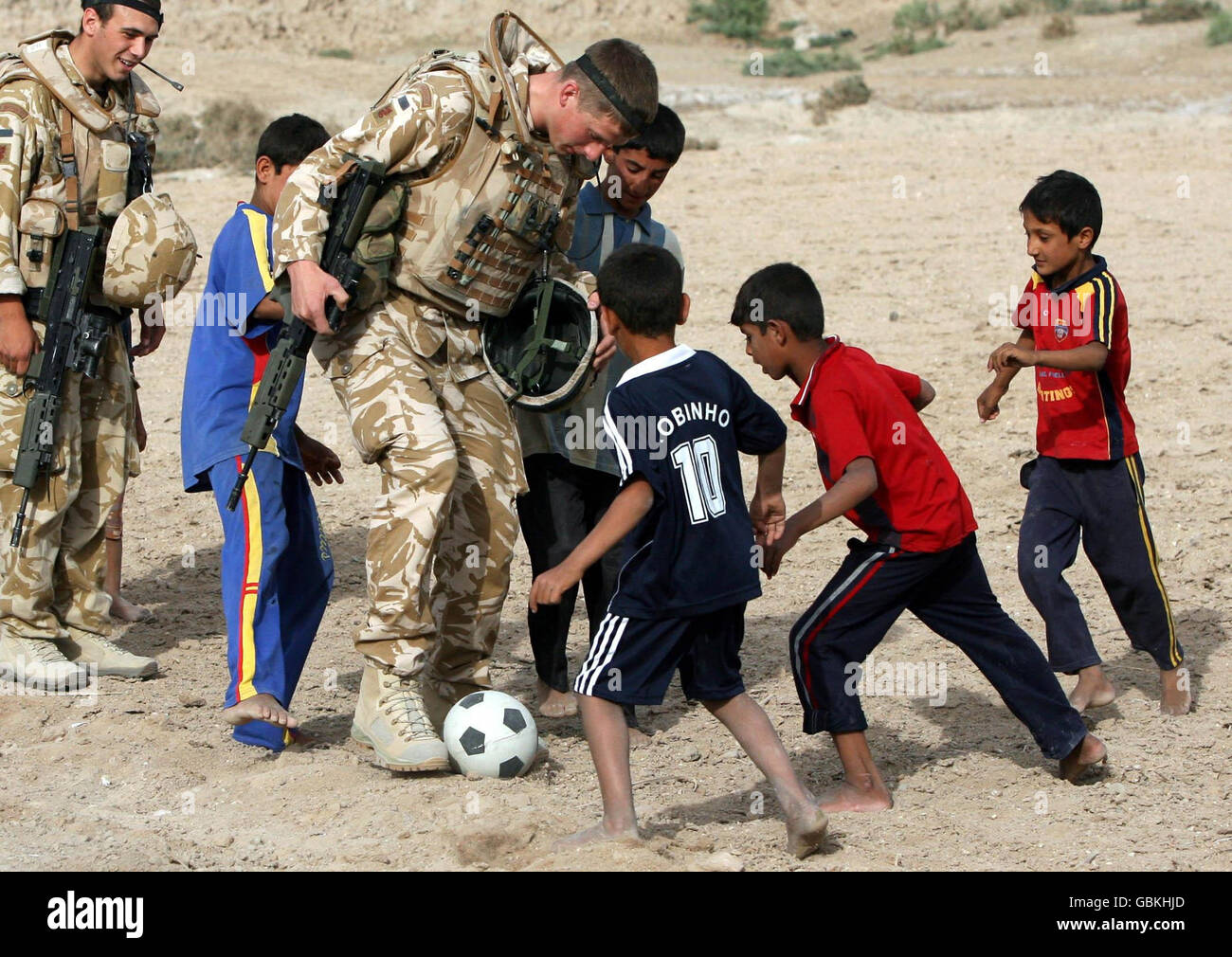 Preparing to leave Basra Stock Photo - Alamy