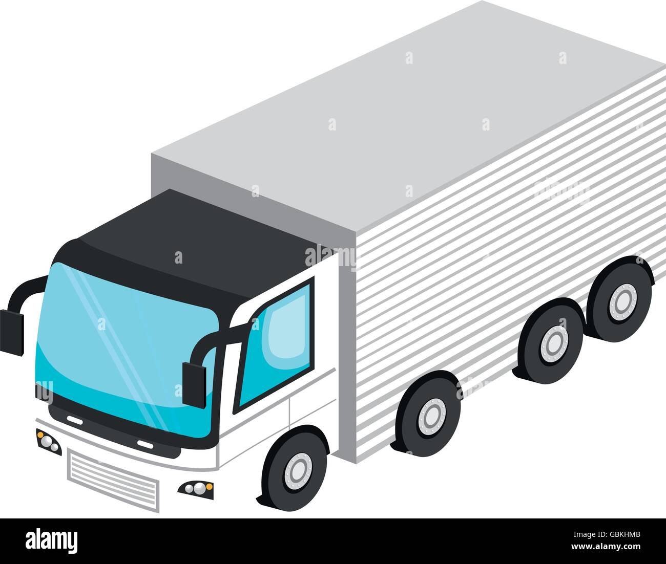 Vehicle transport isolated 3d icon Stock Vector Image & Art - Alamy