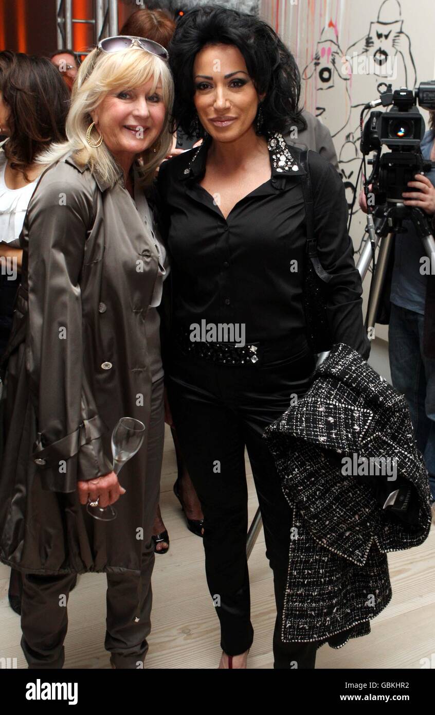 Nancy Dell'olio (right) attends The Veuve Clicquot Business Woman Award ...