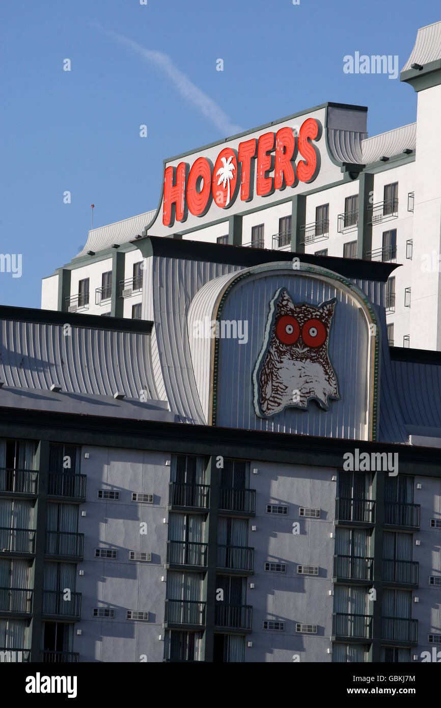 Travel stock - Las Vegas. Hooters Hotel in Las Vegas Stock Photo - Alamy