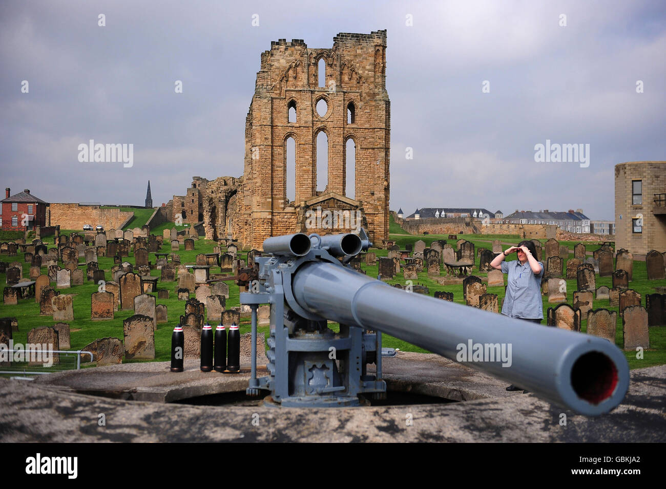 STANDALONE PHOTO. Monica Fay from English Heritage looks out over ...