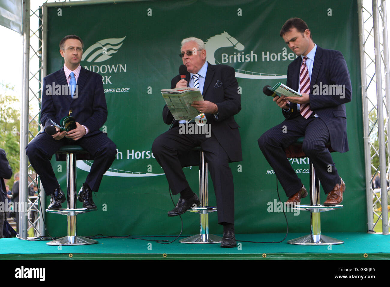 Claude duval sun trainer evan williams in spotlight hi-res stock ...