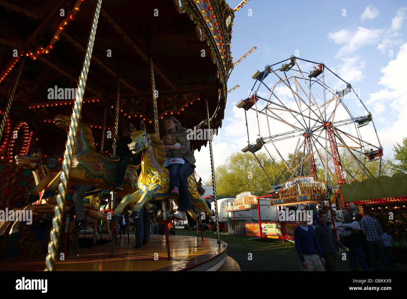 Hampstead funfair hi-res stock photography and images - Alamy