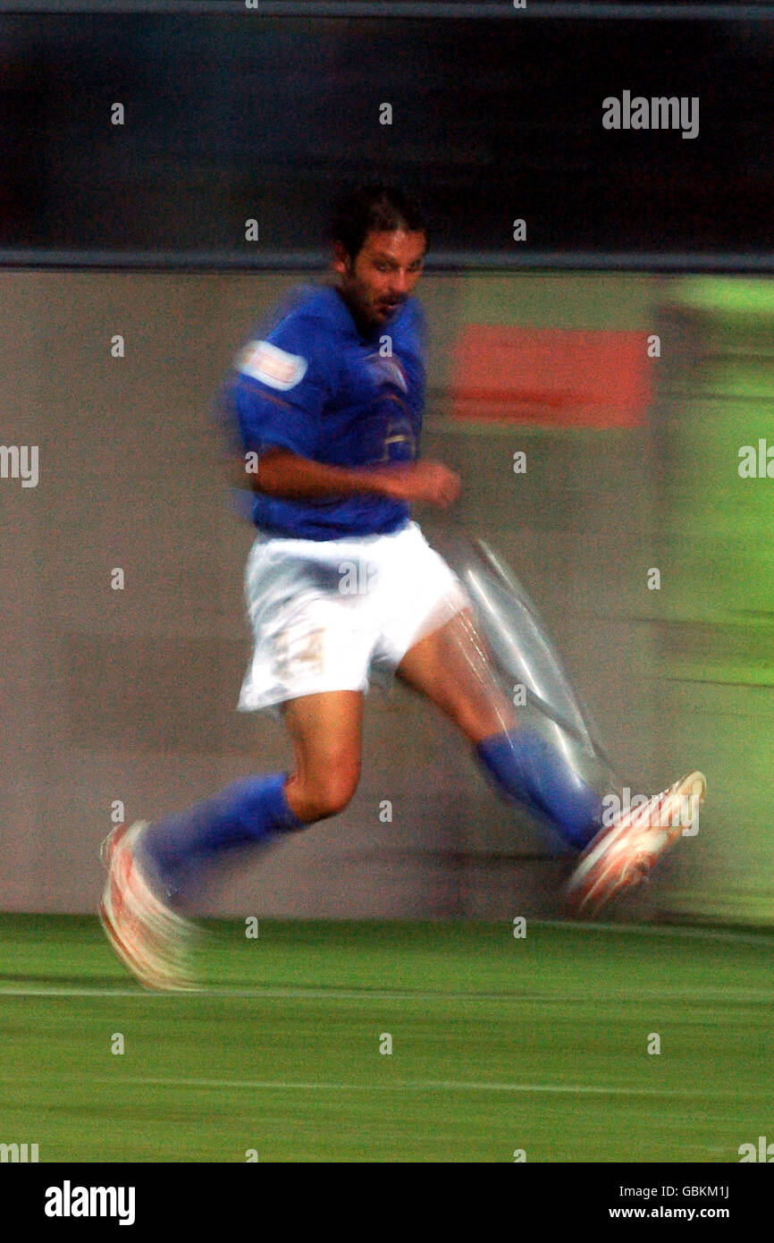 Blurred action of italys stefano fiore hi-res stock photography and ...