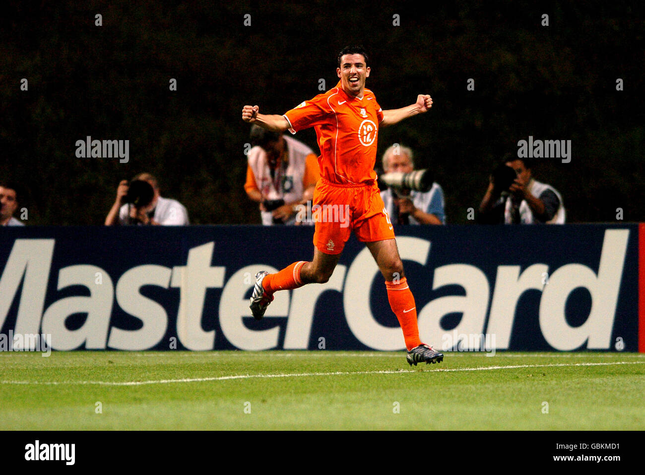 Netherlands football euro 2004 mastercard board hi-res stock ...