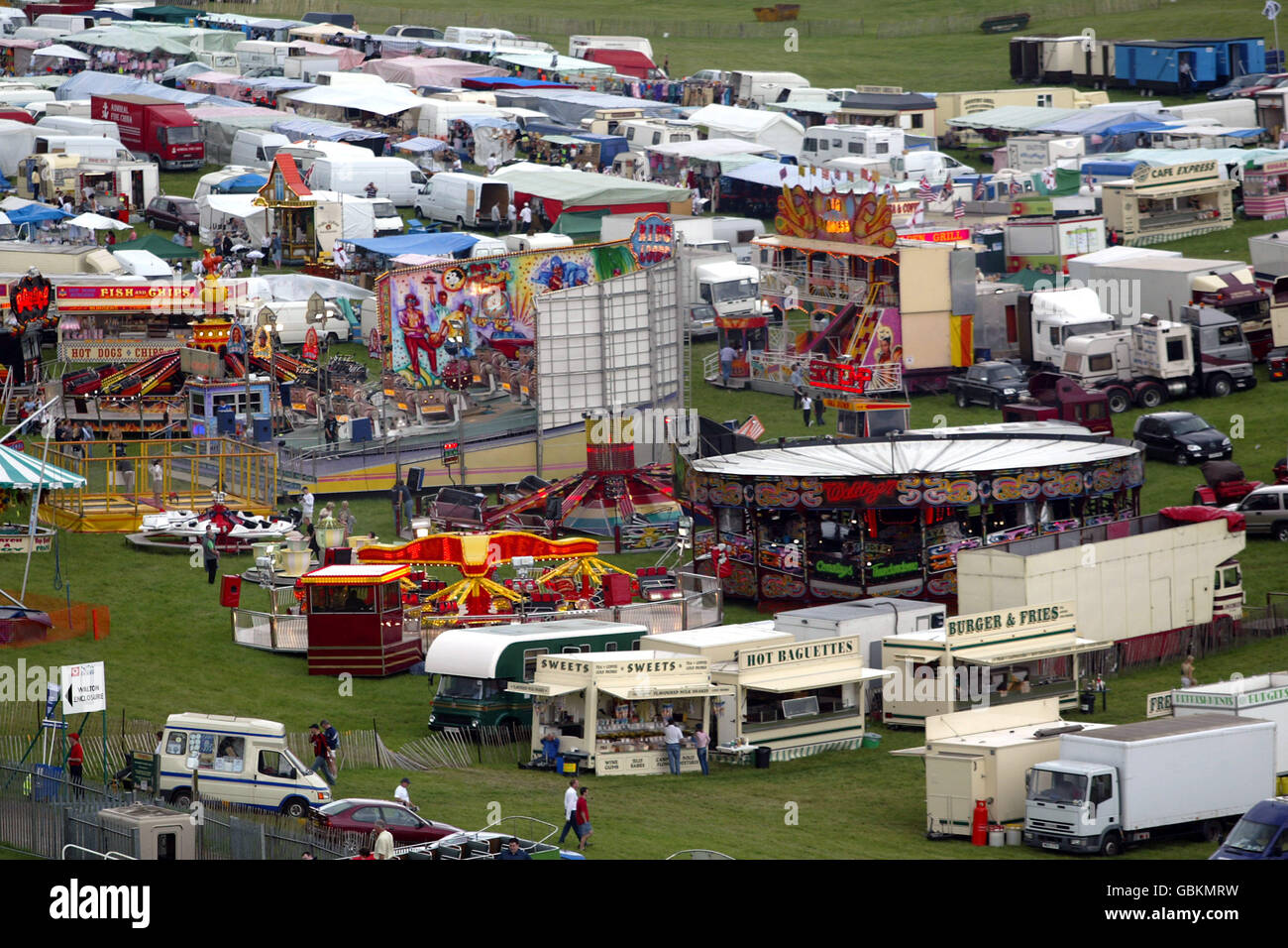 A fairground at the races hi-res stock photography and images - Alamy