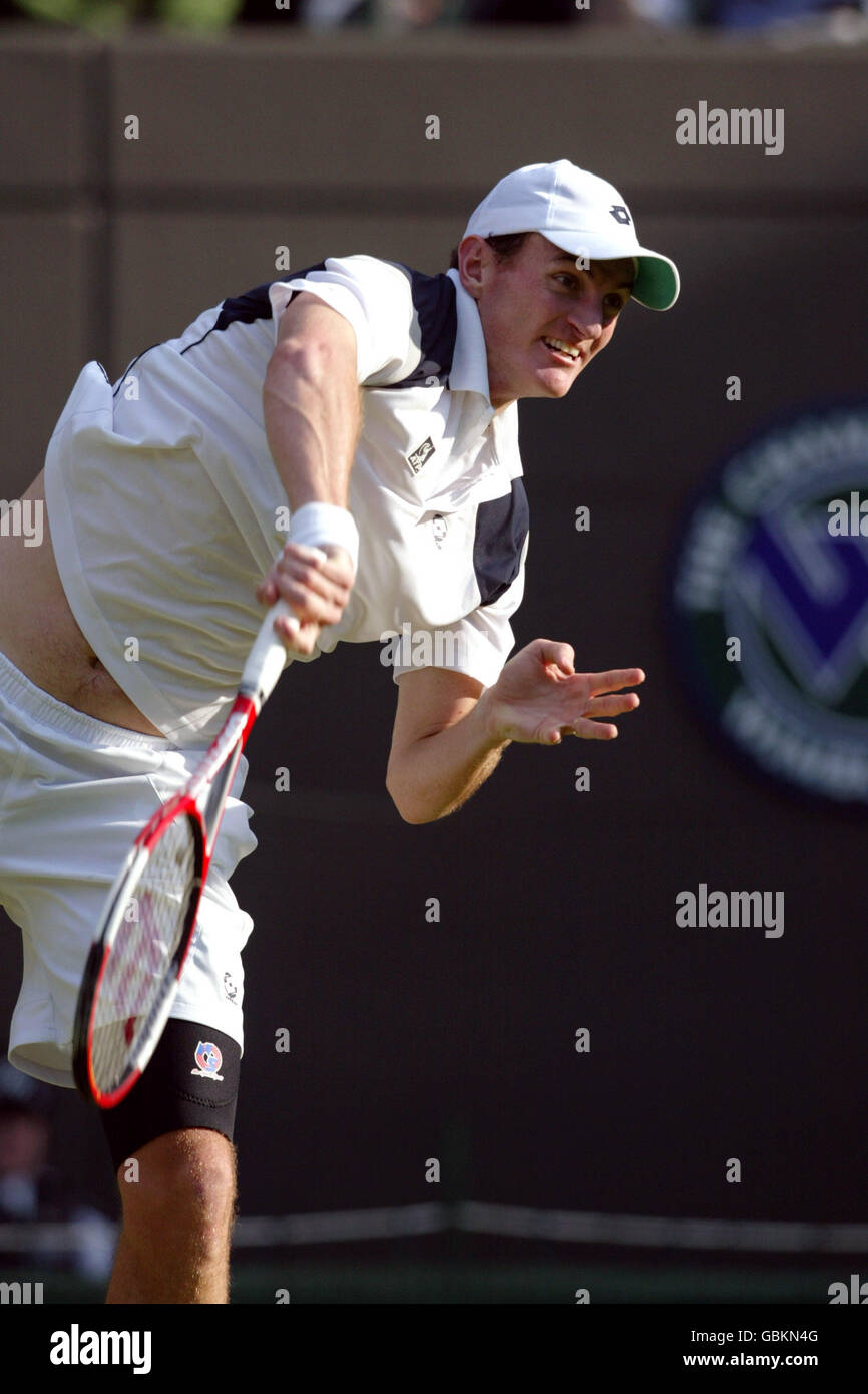 Tennis - Wimbledon 2004 - First Round - Wesley Moodie v Guillermo Coria ...