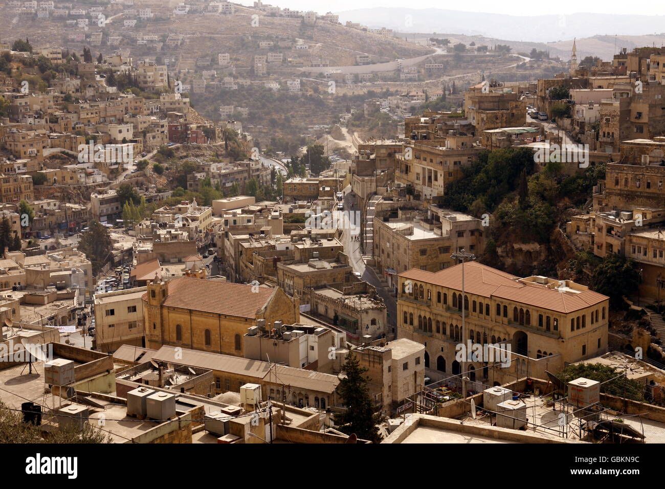 The City of Salt in the west of Amann in Jordan in the middle east ...