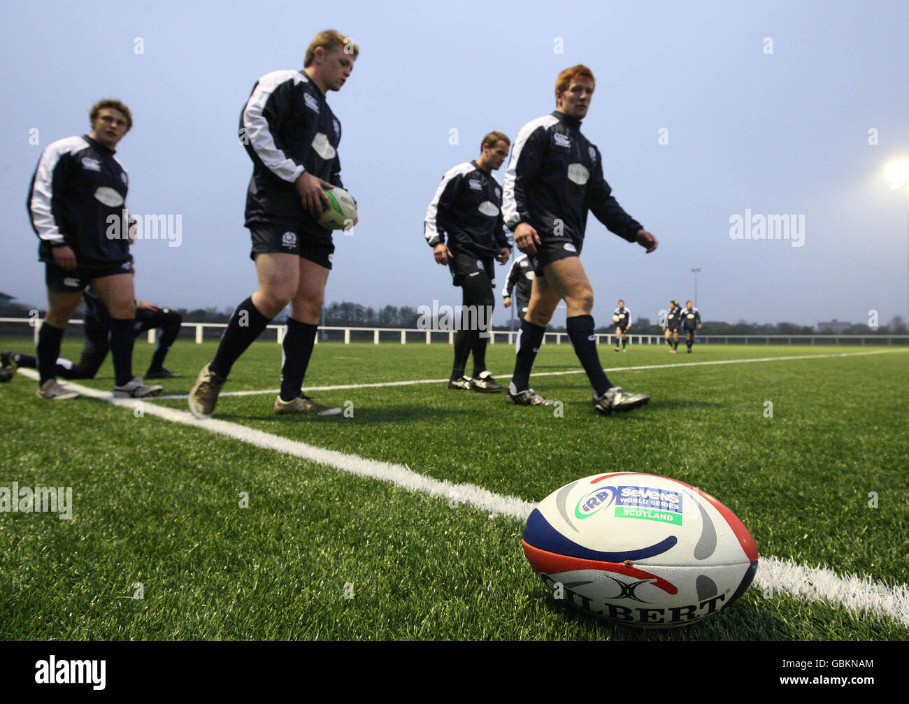Scotland 7s players 7s demonstration on 4g pitch murrayfield hi-res ...