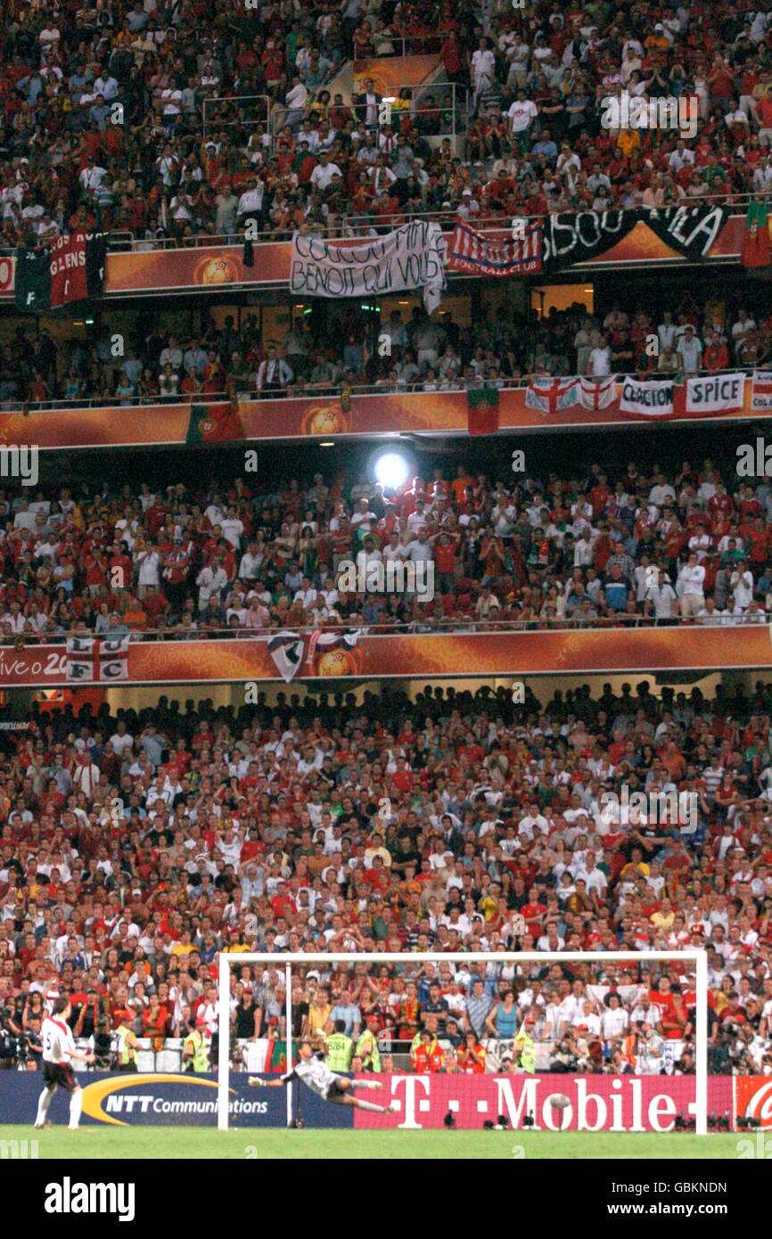 Football euro 2004 fans general view hi-res stock photography and ...